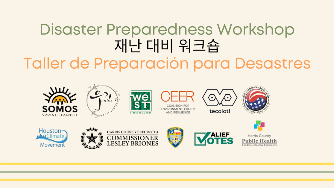 Disaster Preparedness Workshop · Woori Juntos