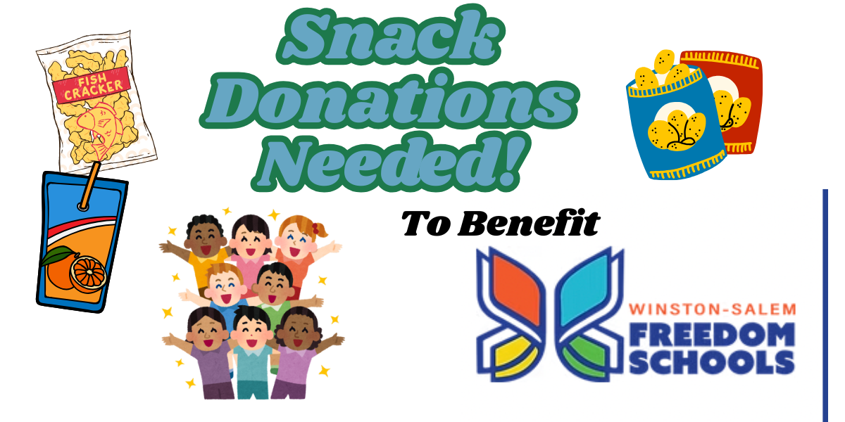 Support Forest Park Freedom School: Snack & Drink Drive · North ...