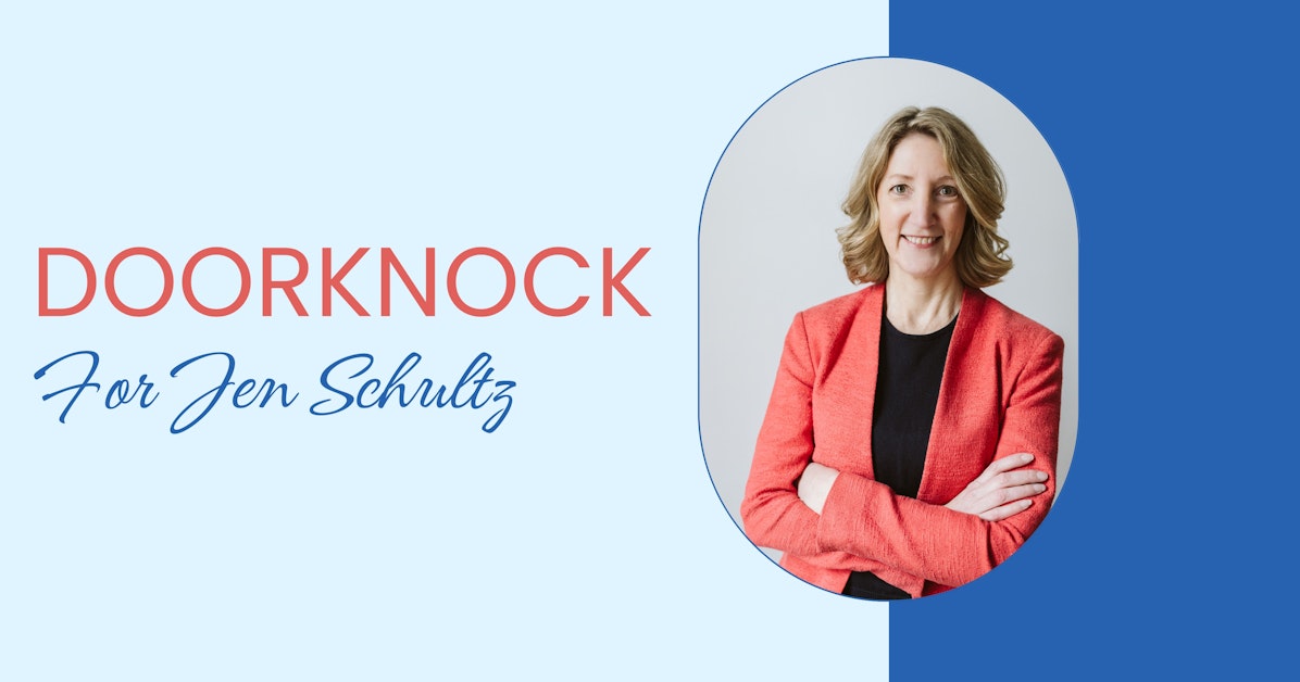 Cambridge Door Knock for Jen Schultz (CD8) and Tim Dummer (28A) · Mobilize