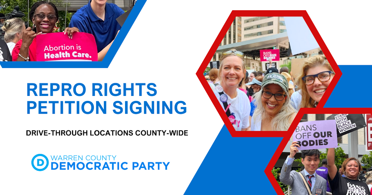MAINEVILLE, OH Reproductive Freedom Petition Signing Event · Mobilize
