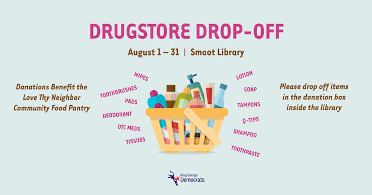 Drug Store Drop-Off to support Love Thy Neighbor · Mobilize