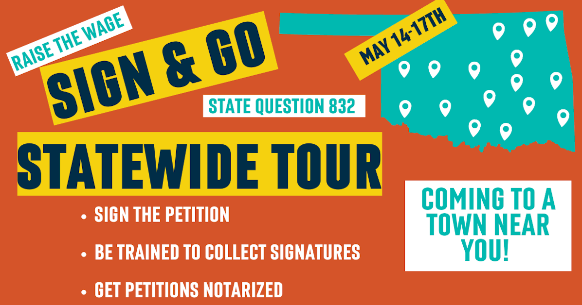 Raise The Wage - Statewide Sign & Go Tour - Claremore · Raise the Wage ...