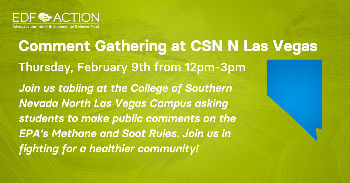 Comment Collection at CSN North Las Vegas Campus · Climate Action Campaign