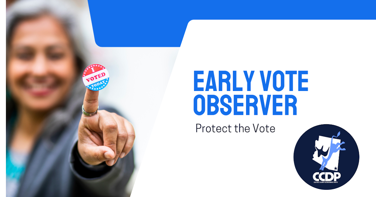 Early Vote Volunteer for the General Election · LD19 Democrats 2022