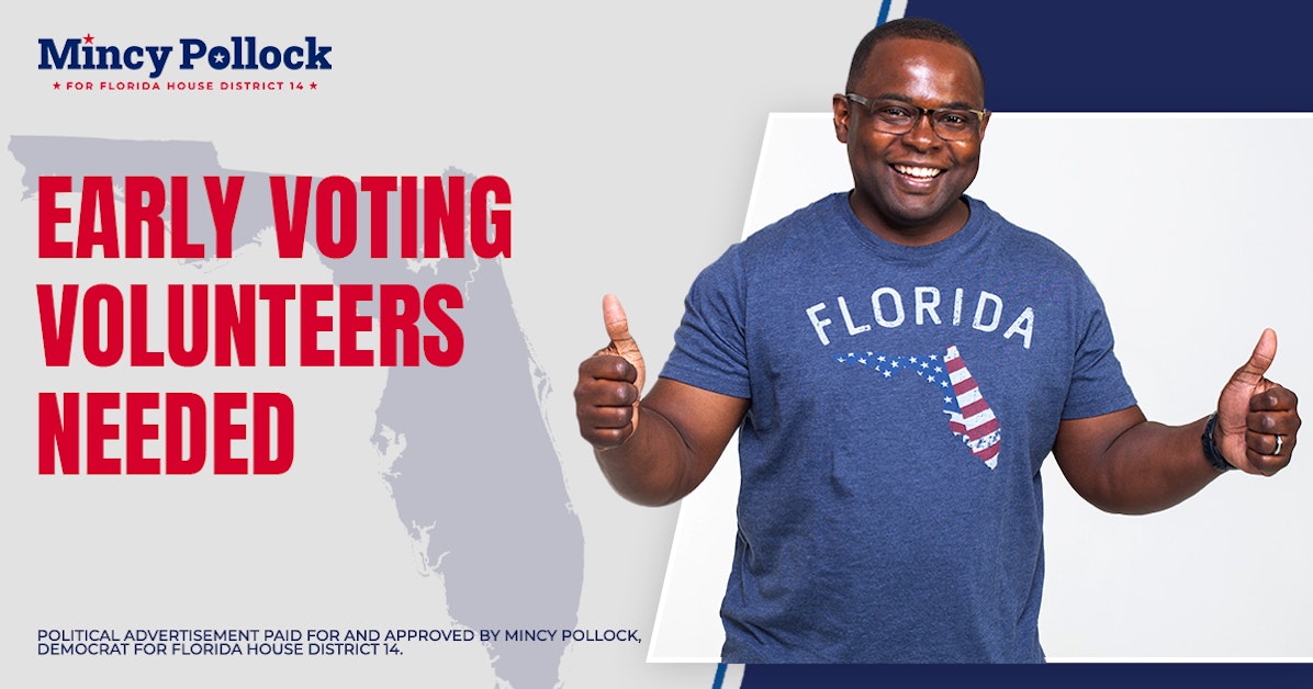 EARLY VOTING: REGENCY SQUARE LIBRARY- Sign Wave/Voter Outreach · Mobilize