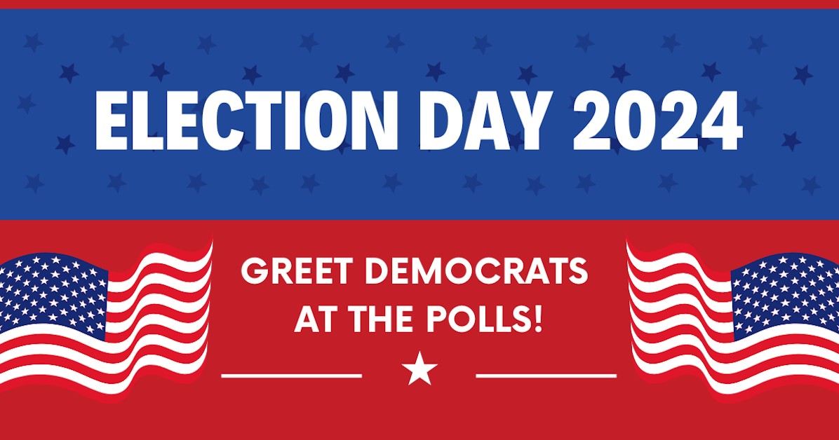 ELECTION DAY Poll Greeting at St. Johns County Convention Center · Mobilize