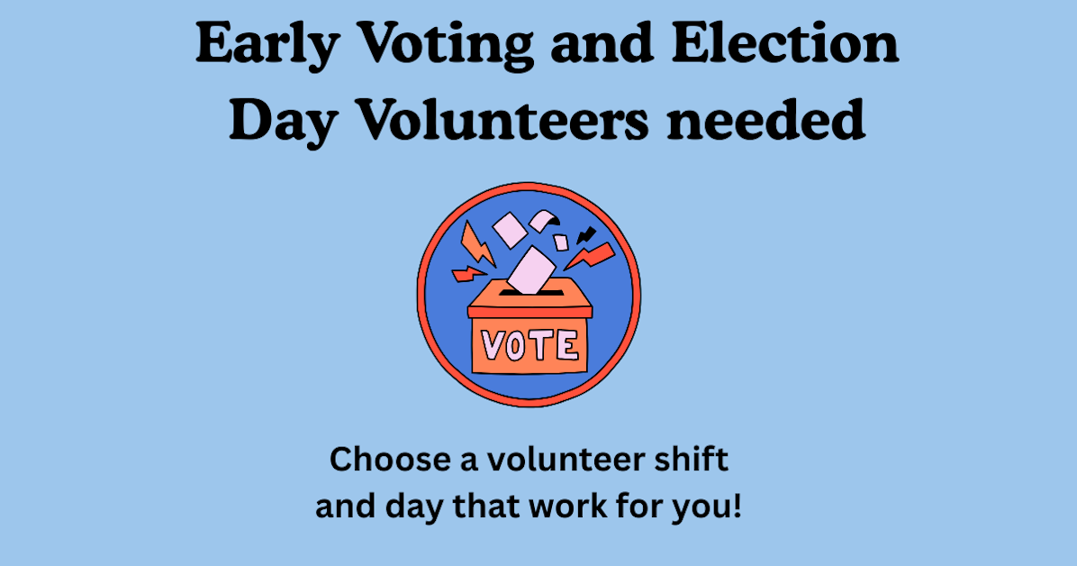 Election Day/ Early Voting Volunteers needed · Richland County Democrats