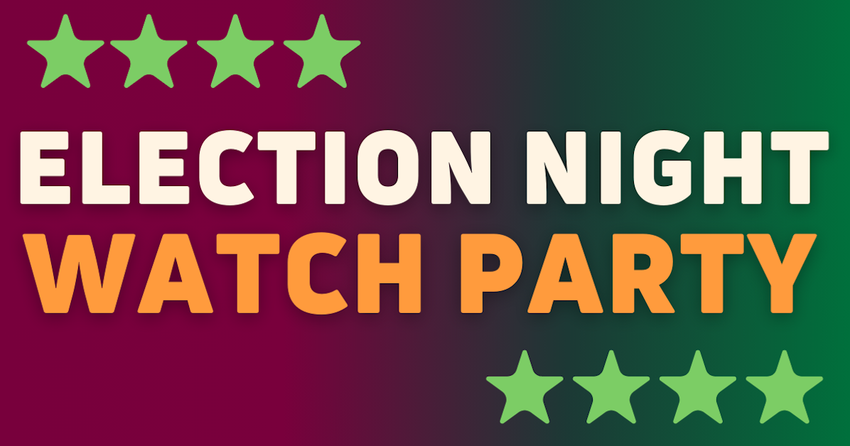 Election Night Watch Party · The Yes She Can campaign