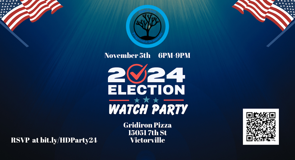 Election Night Watch Party with High Desert Progressive Democrats ...