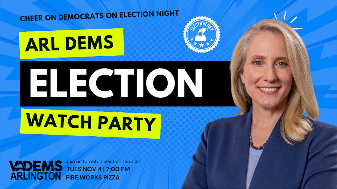 Arlington Dems Election Night Watch Party · Arlington Democrats