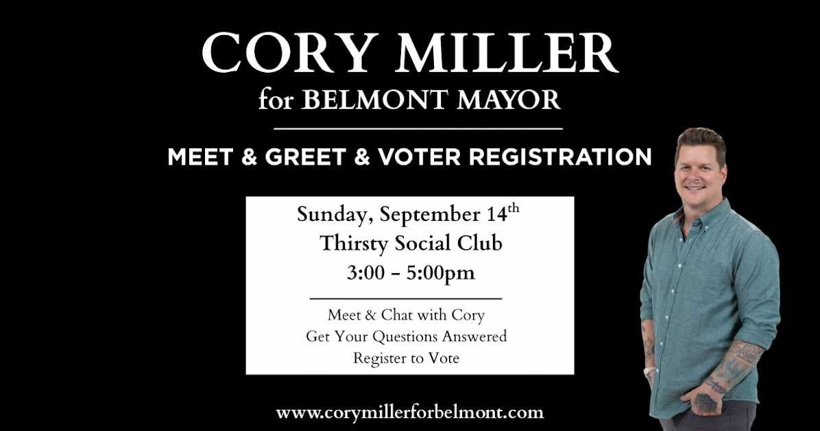 Cory Miller for Belmont Mayor Meet & Greet · North Carolina Democrats