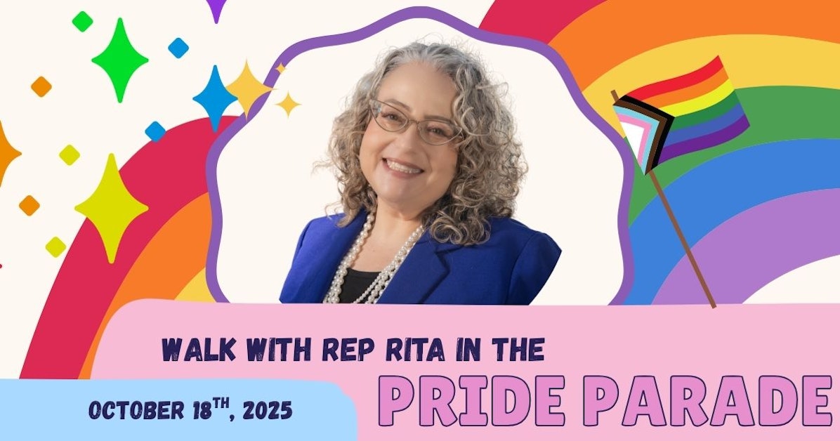 Walk with Team Rita at Orlando Pride! · Representative Rita Harris