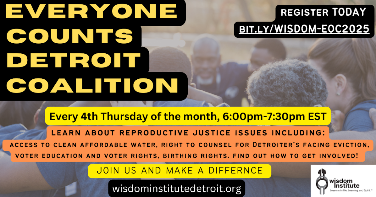 Wisdom Institute's Everyone Counts Coalition Detroit Monthly Meeting ...