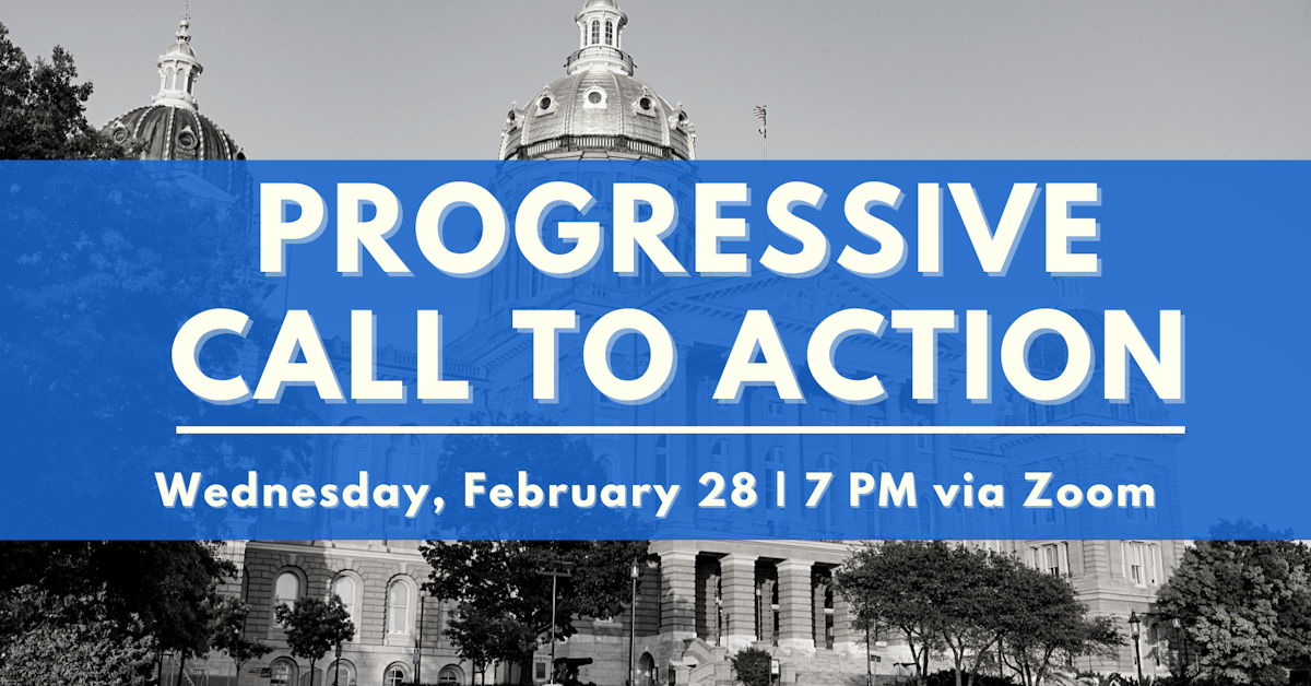 Progressive Call to Action · Progress Iowa