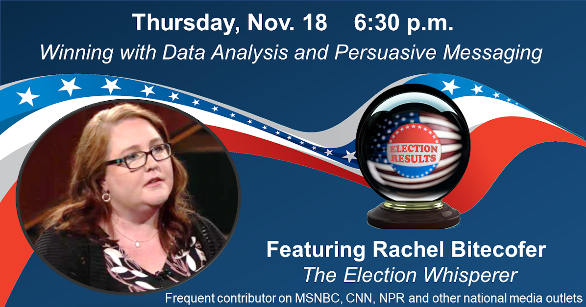 BAAD Women Nov. Meeting with Rachel Bitecofer, contributor to national ...