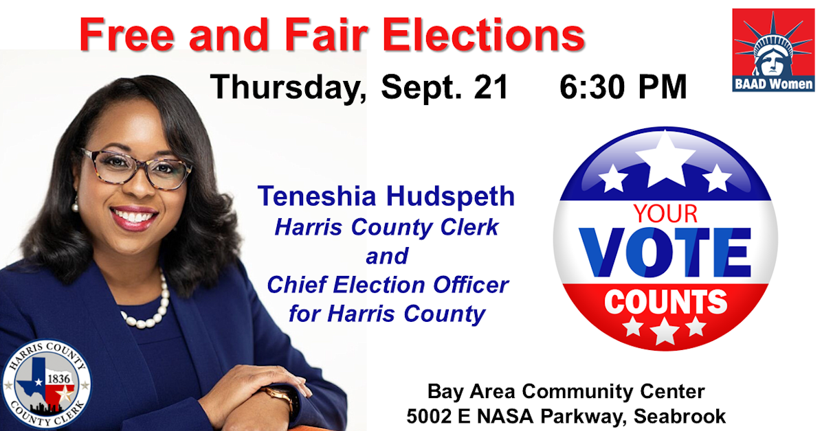 BAAD Women Meeting with Teneshia Hudspeth · Mobilize