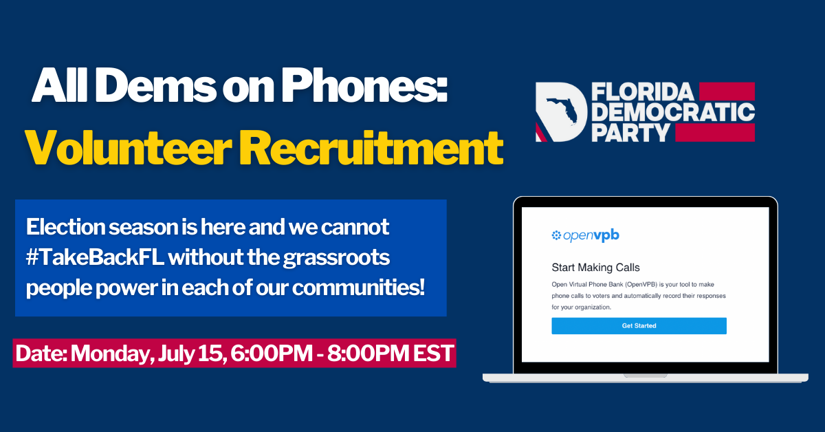 All Dems on Phones: Volunteer Recruitment · Orange County Democrats