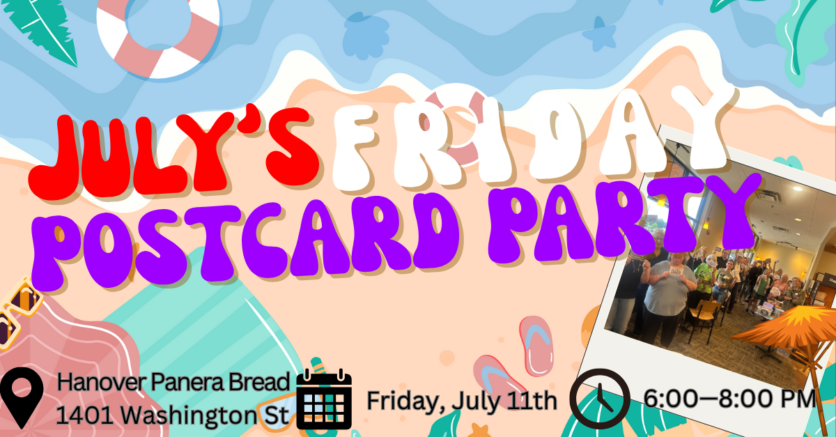 July's Friday Postcard Party · Mobilize