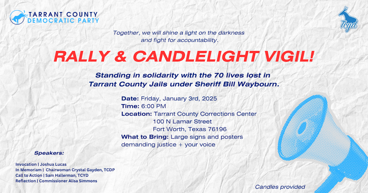Demand Justice: Rally for Tarrant County Jail Victims · Mobilize