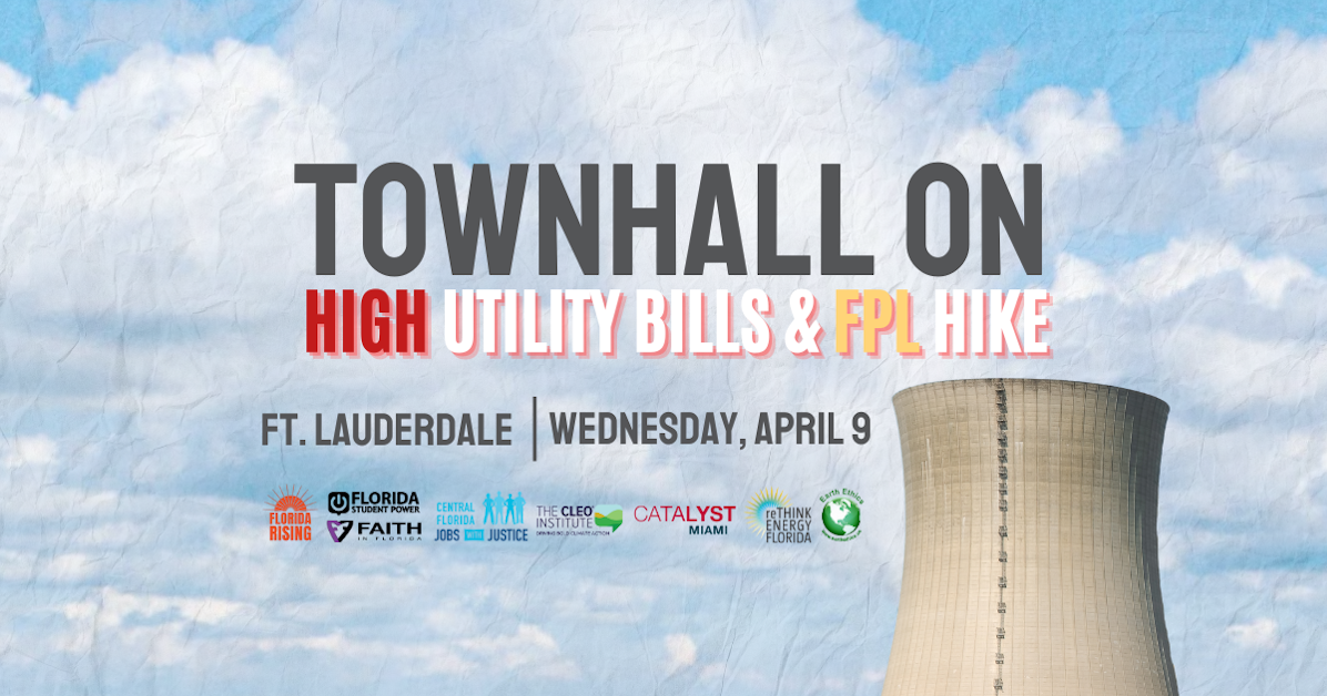Town hall on High Utility Bills & FPL Hike · Mobilize
