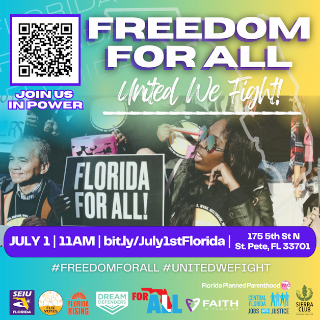 Freedom For All March/Rally · Pinellas County Democrats