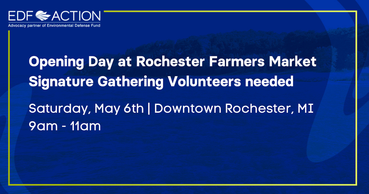 Comment Collection at Rochester Farmers Market · Climate Action Campaign