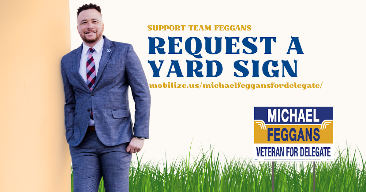 Request a Yard Sign · Michael Feggans for Delegate