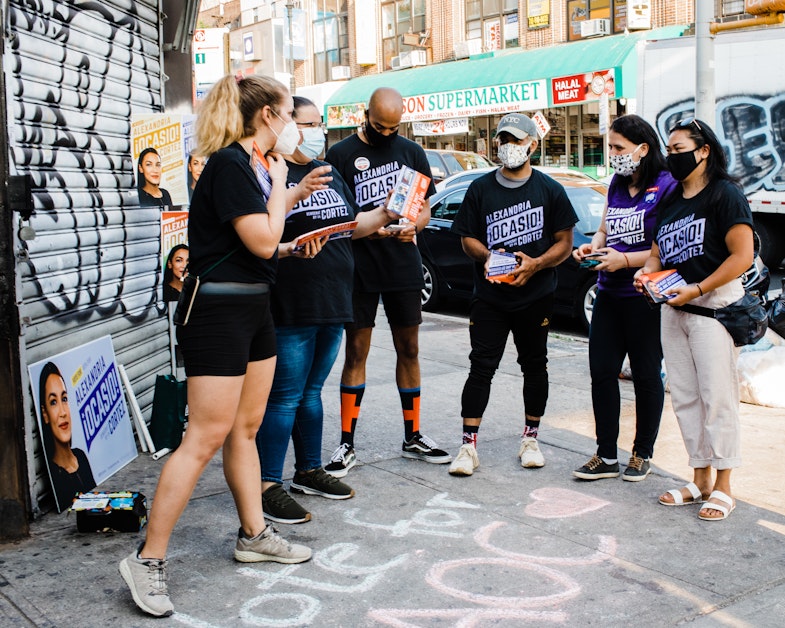 Petitioning Door to Door for AOC & Friends in Astoria! · Alexandria ...