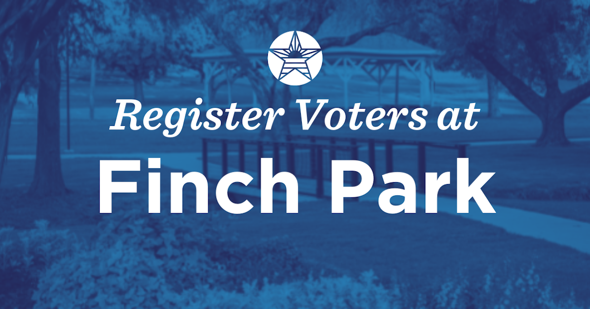 Register Voters @ Finch Park · Mobilize