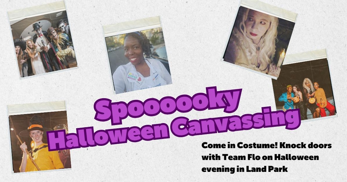 Spooooky Halloween Door-knocking in Land Park for Dr. Flo Thursday 10/ ...