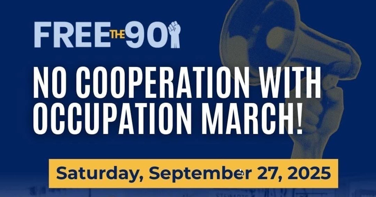 No Cooperation With Occupation March · Mobilize