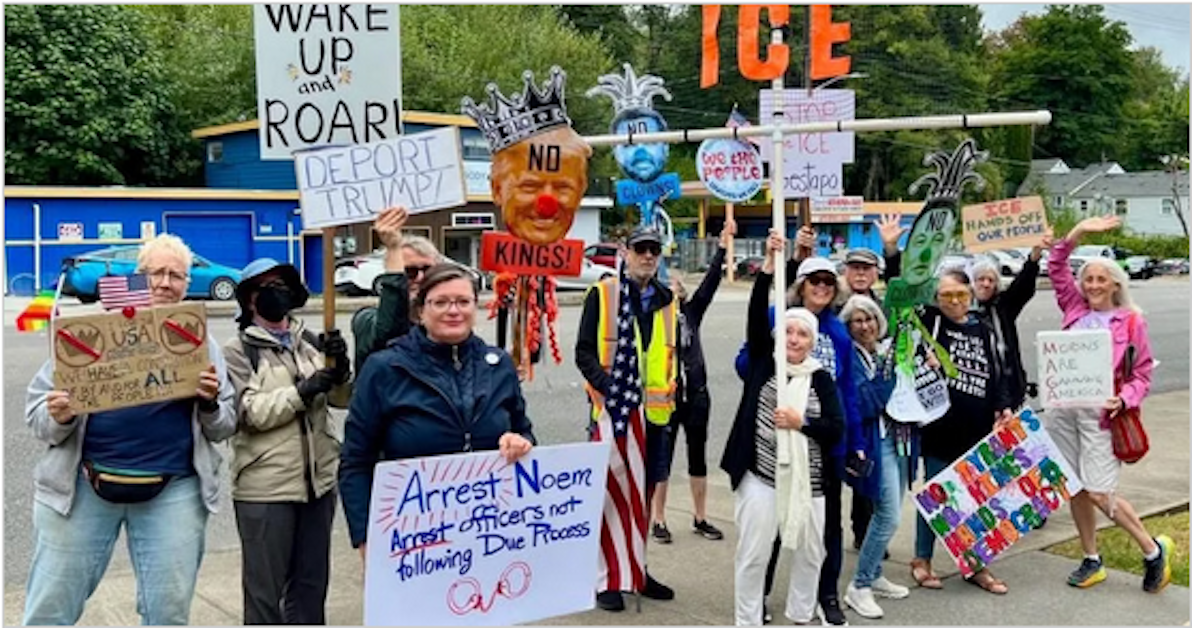 Protest ICE Kidnappings for our Neighbors · Indivisible Covington WA