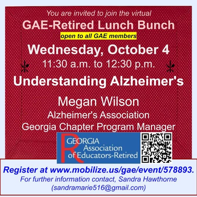 GAE-Retired Lunch Bunch--open to ALL GAE members · Georgia Association ...