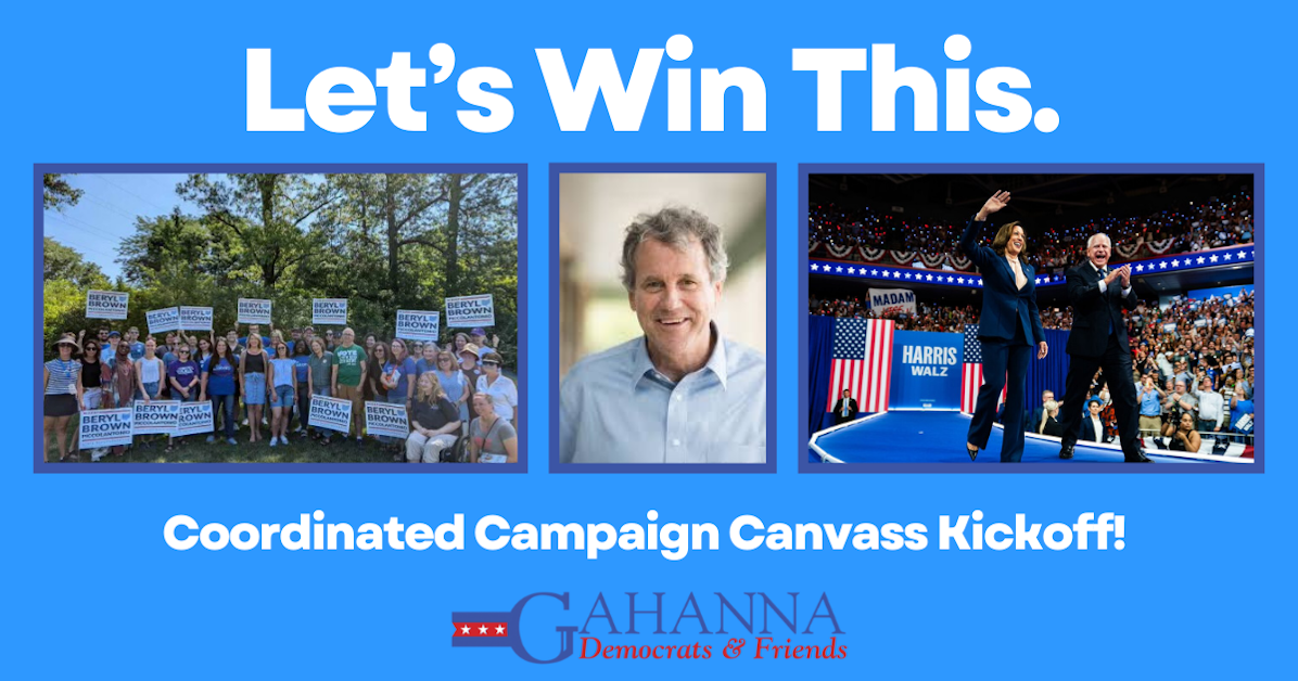 GDF Coordinated Campaign Canvass Kickoff · Franklin County Democratic Party