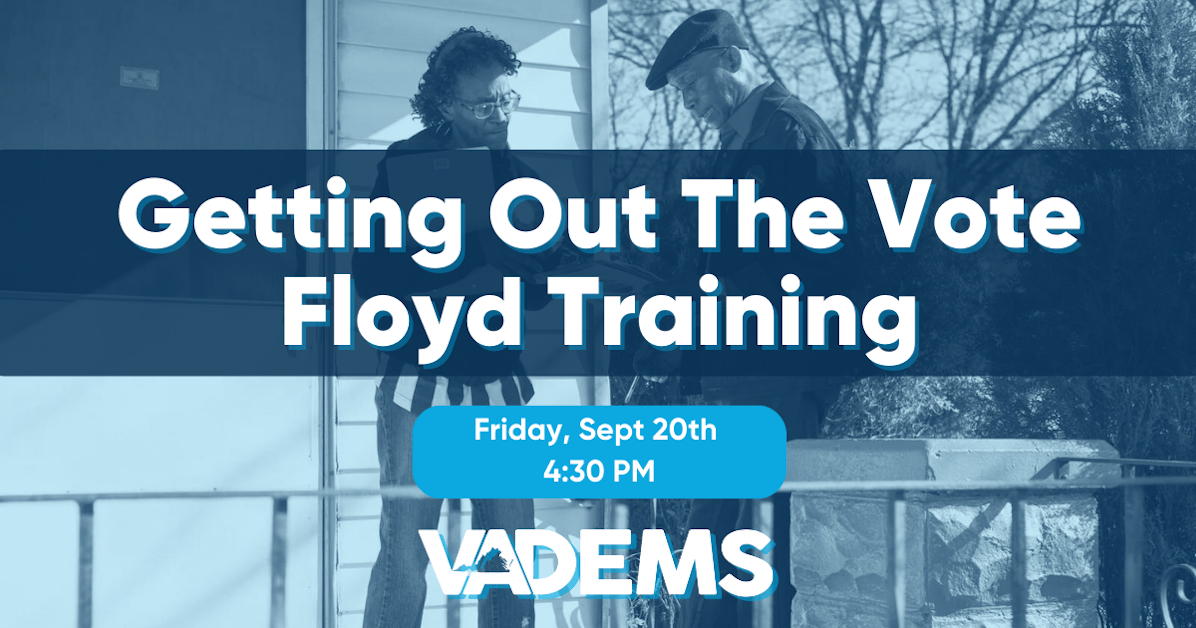 Getting Out The Vote: Floyd Training · Mobilize