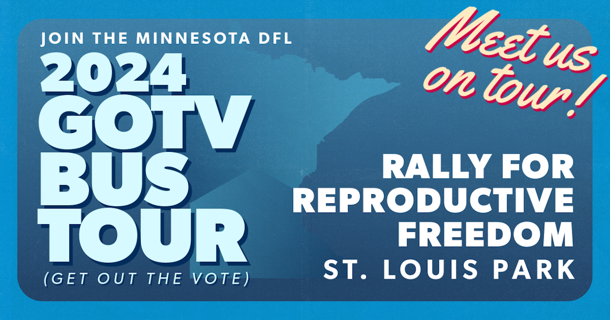 GOTV Bus Tour Rally for Reproductive Freedom w/AG Keith Ellison, Rep ...