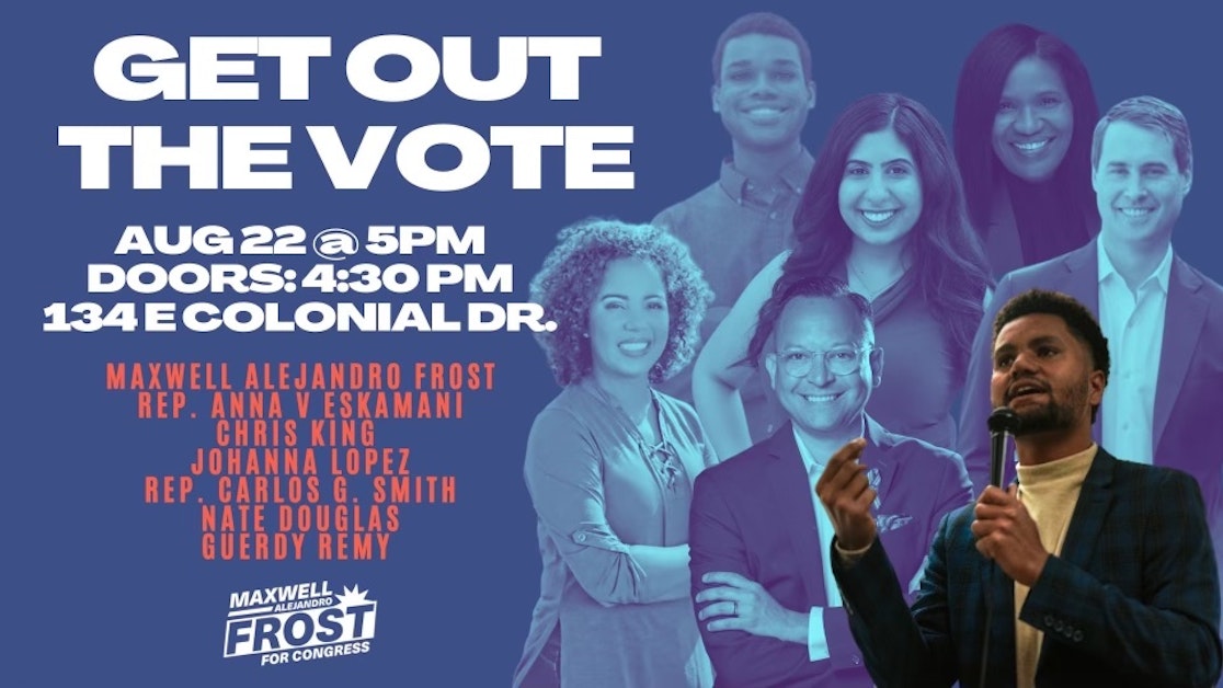 Get Out the Vote Rally with Maxwell Frost and Endorsing Community ...