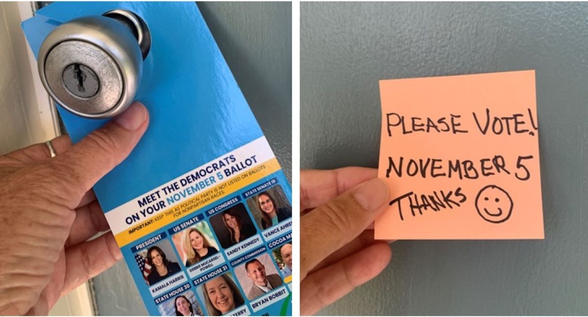 GOTV (Get Out the Vote) Election Day Door Hanger Drop - Port St John ...