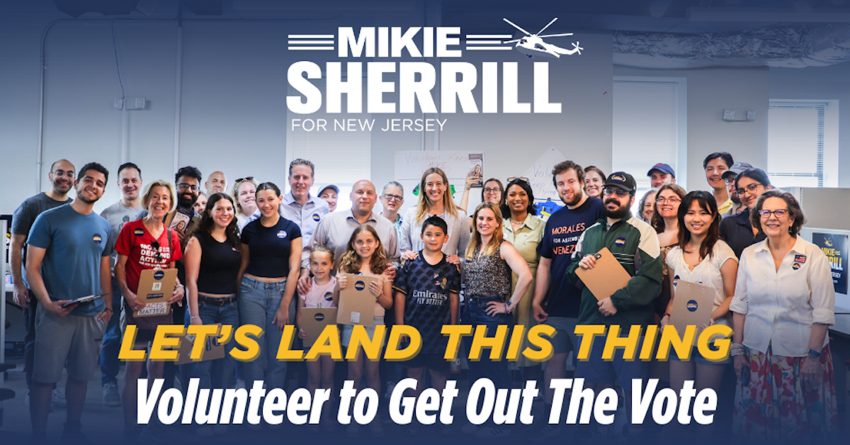 LET'S LAND THIS: GOTV Canvass for Mikie in Byram! · Mobilize
