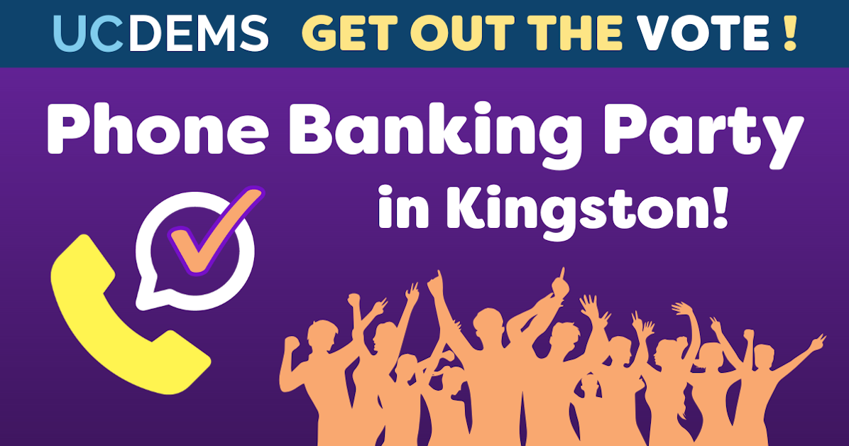 Phone Banking Party in Kingston! · Ulster County Democrats