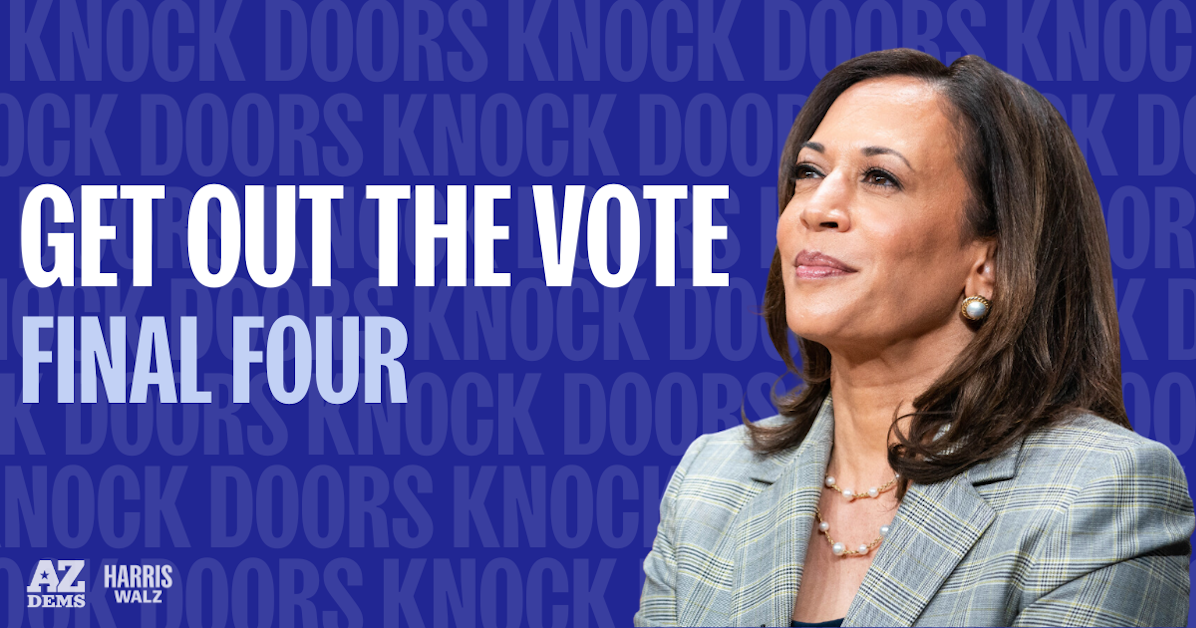 Knock Doors in East Tucson to Get Out the Vote! · The Yes She Can campaign
