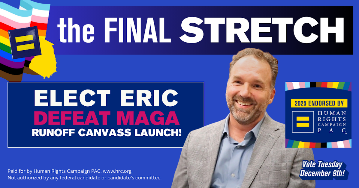 Get Out the Vote for Eric Gisler with HRC! · Mobilize
