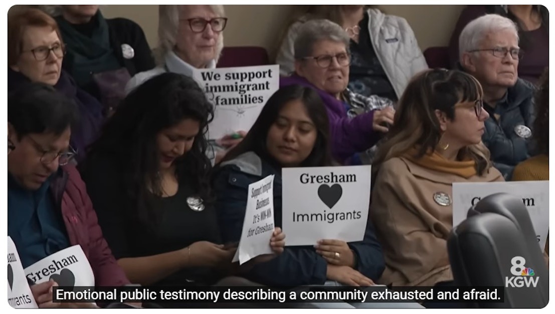 Gresham City Council - An Emergency Declaration re ICE in our community ...