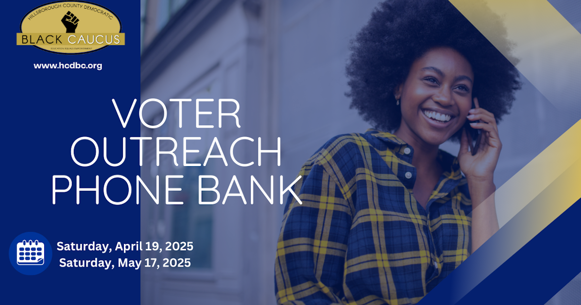 📢📞 Phone Bank with the Hillborough Democratic Black Caucus📞📢 · Mobilize