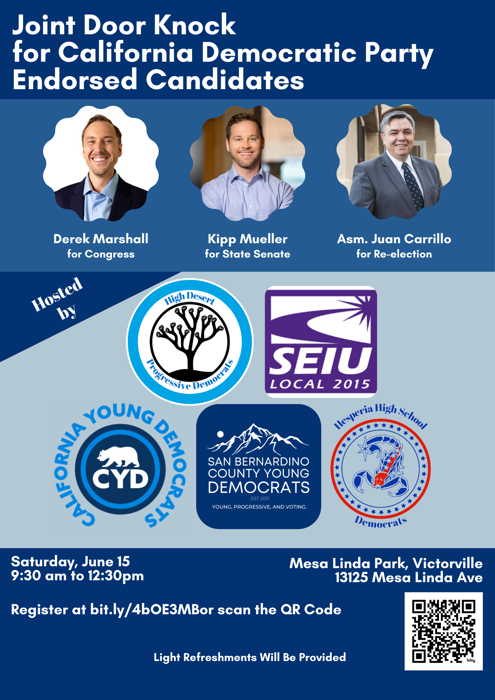 Canvassing with HD Progressive Democrats · California Democratic Party