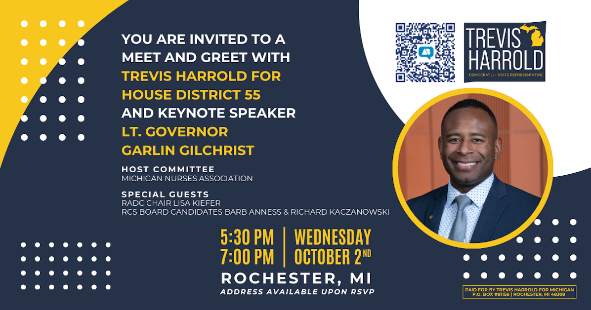 Trevis Harrold Meet & Greet with Lt. Governor Garlin Gilchrist · Mobilize