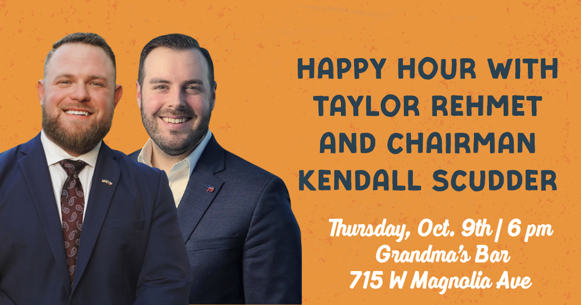 Taylor for Texas Happy Hour with Chairman Kendall Scudder · Mobilize