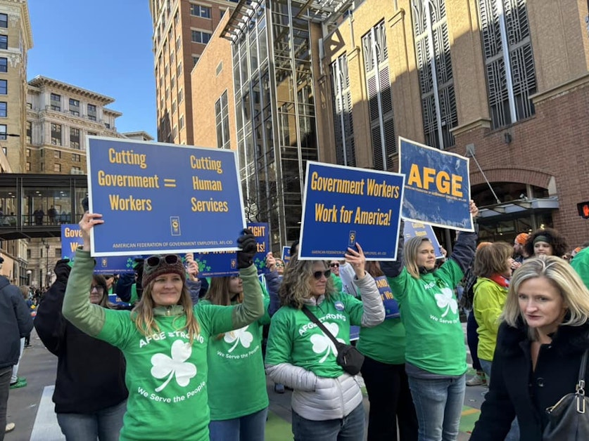 AFGE 3419 Informational Picket Outside Minneapolis Federal Building ...
