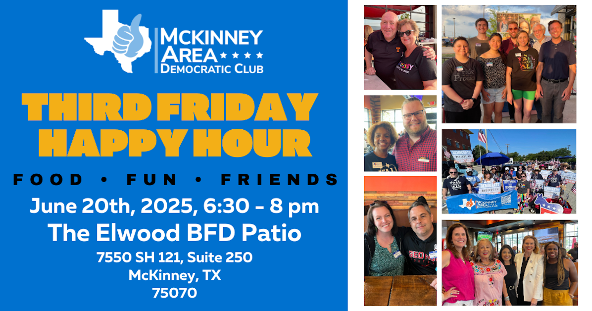 McKinney Area Democrats June Happy Hour · Mobilize