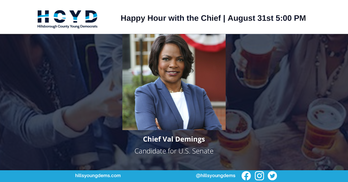 Young Democrats Happy Hour with Chief Val Demings · Hillsborough County DEC
